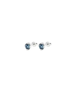 UNODE50 Sterling Plated Crystal Drop Earrings