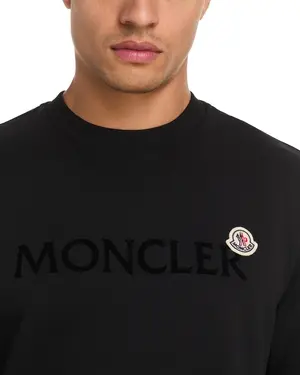 Moncler Cotton Crewneck Logo Sweatshirt