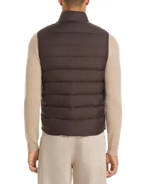 Moncler Treompan Down Vest - Brown