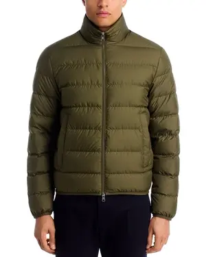 Moncler Baudinet Quilted Down Jacket - Dark Green