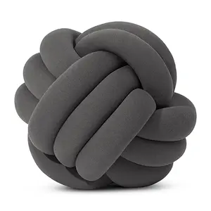 BEARABY Hugget Weighted Knot Pillow, Medium 1 Lb - Asteroid Grey