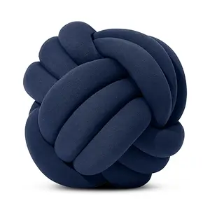 BEARABY Hugget Weighted Knot Pillow, Medium 1 Lb - Midnight Blue