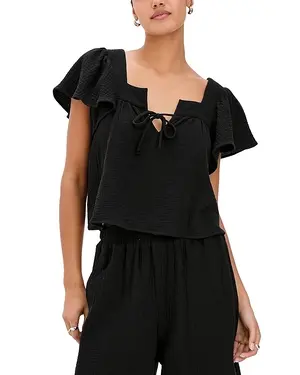 Rails Notch Neck Blouses