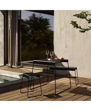ZONE DENMARK Bench With Shelf A-bench Outdoor - Black