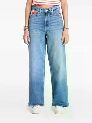 Tommy Hilfiger High-rise Wide-leg Jeans - Blue