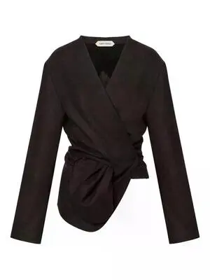 Alberta Ferretti Wrap-effect Coat