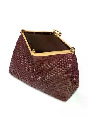 Etro Vela Woven Leather Shoulder Bag