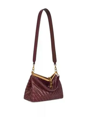 Etro Vela Woven Leather Shoulder Bag