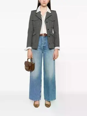 Gucci Logo-patch Jeans