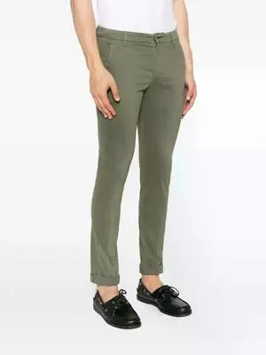 DONDUP Cotton Trousers - Green