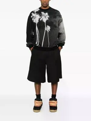 Palm Angels Graphic Print Cotton Sweatshirt