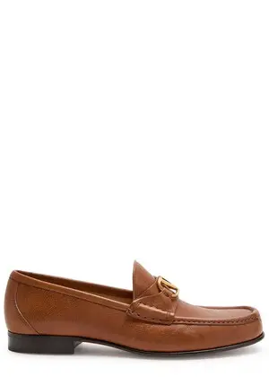 Valentino Garavani Vlogo Leather Loafers