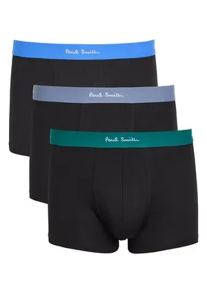Paul Smith Stretch-cotton Trunks - Black