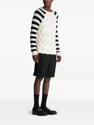 Balmain Cable-knit Jumper