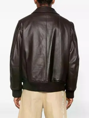 Simone Rocha Multiple-pocket Lambskin Leather Jacket