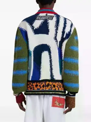 Marni Graphic-knitted Cardigan