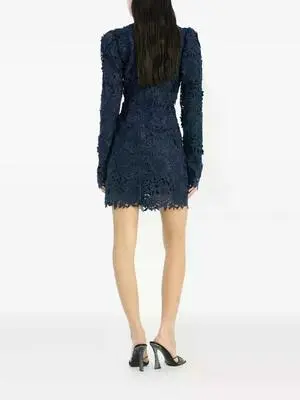 ROTATE BY BIRGER CHRISTENSEN Lace-embellished Mini Dress