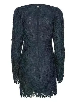 ROTATE BY BIRGER CHRISTENSEN Lace-embellished Mini Dress