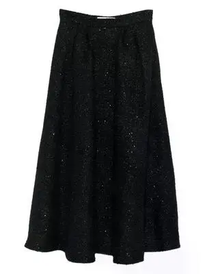 Alessandra Rich Black Wash Skirts