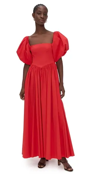 Caroline Constas Christina Gown - High Risk Red