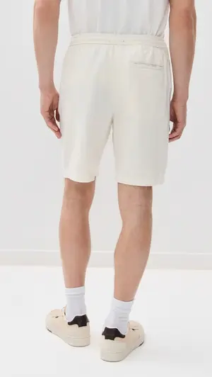 Rails Archer Drawstring Linen Blend Shorts - Ecru