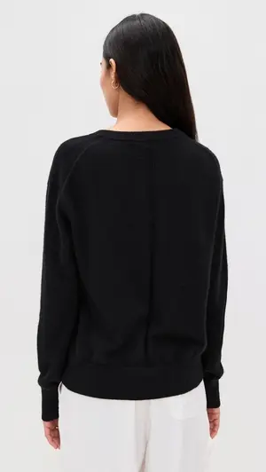 WHITE & WARREN Cashmere V-neck Pullover
