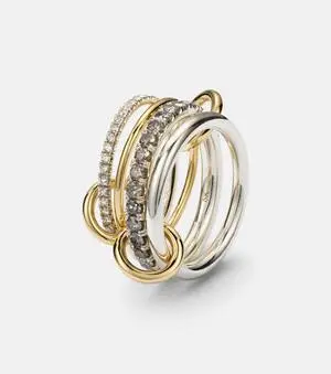 SPINELLI KILCOLLIN Arla 18kt Gold And Sterling Diamond Ring - Silver