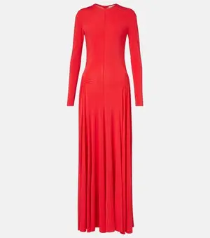 Tove Orea Jersey Maxi Dress - Red