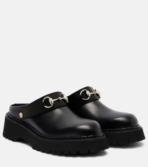 Women's Gucci Black Mules Clogs