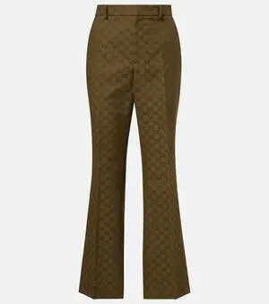 Gucci Gg Canvas Bootcut Pants