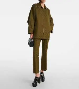 Gucci Gg Canvas Bootcut Pants