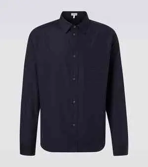 Loewe Logo Cotton Poplin Shirt