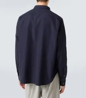 Loewe Logo Cotton Poplin Shirt