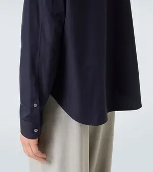 Loewe Logo Cotton Poplin Shirt