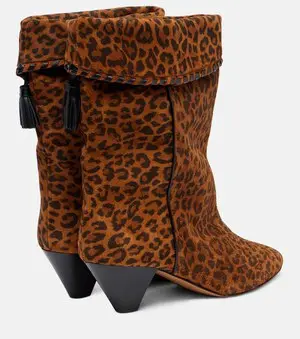 Isabel Marant Étoile Dalby 55 Leopard-print Ankle Boots