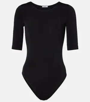 Wolford Bahamas Jersey Bodysuit - Black