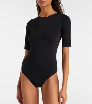 Wolford Bahamas Jersey Bodysuit - Black