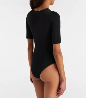 Wolford Bahamas Jersey Bodysuit - Black