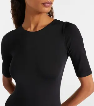 Wolford Bahamas Jersey Bodysuit - Black