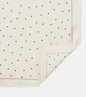 Magda Butrym Polka-dot Silk Scarf