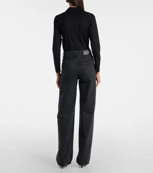 Wolford Cotton-blend Poplin Bodysuit