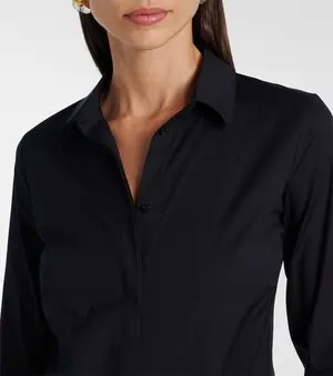 Wolford Cotton-blend Poplin Bodysuit