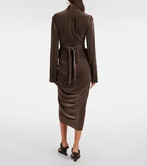 Rick Owens Wrap Midi Dress