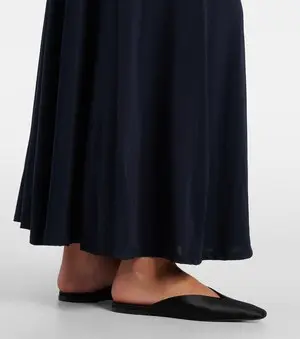 Tove Eadan Draped Jersey Midi Dress - Blue