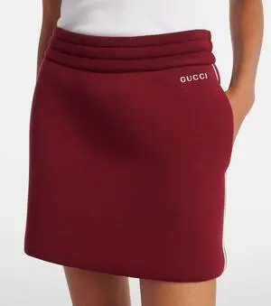Gucci Logo Miniskirt