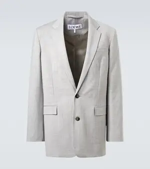 Loewe Wool Blazer - Grey