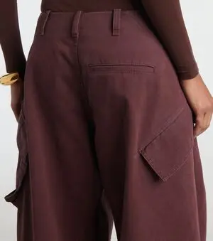 Alaïa Cotton Twill Cargo Pants