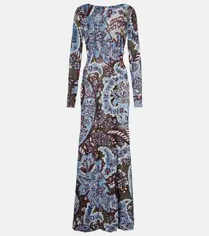 Etro Paisley Print Maxi Dress - Multicoloured