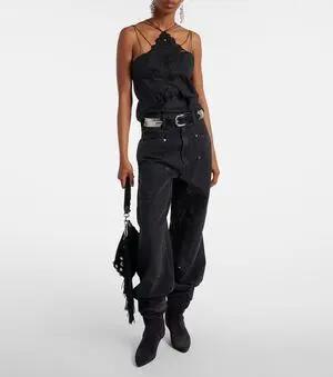 Isabel Marant Étoile Edoa Suede Ankle Boots - Black