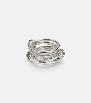 SPINELLI KILCOLLIN Nimbus Sterling Ring With Diamonds - Silver